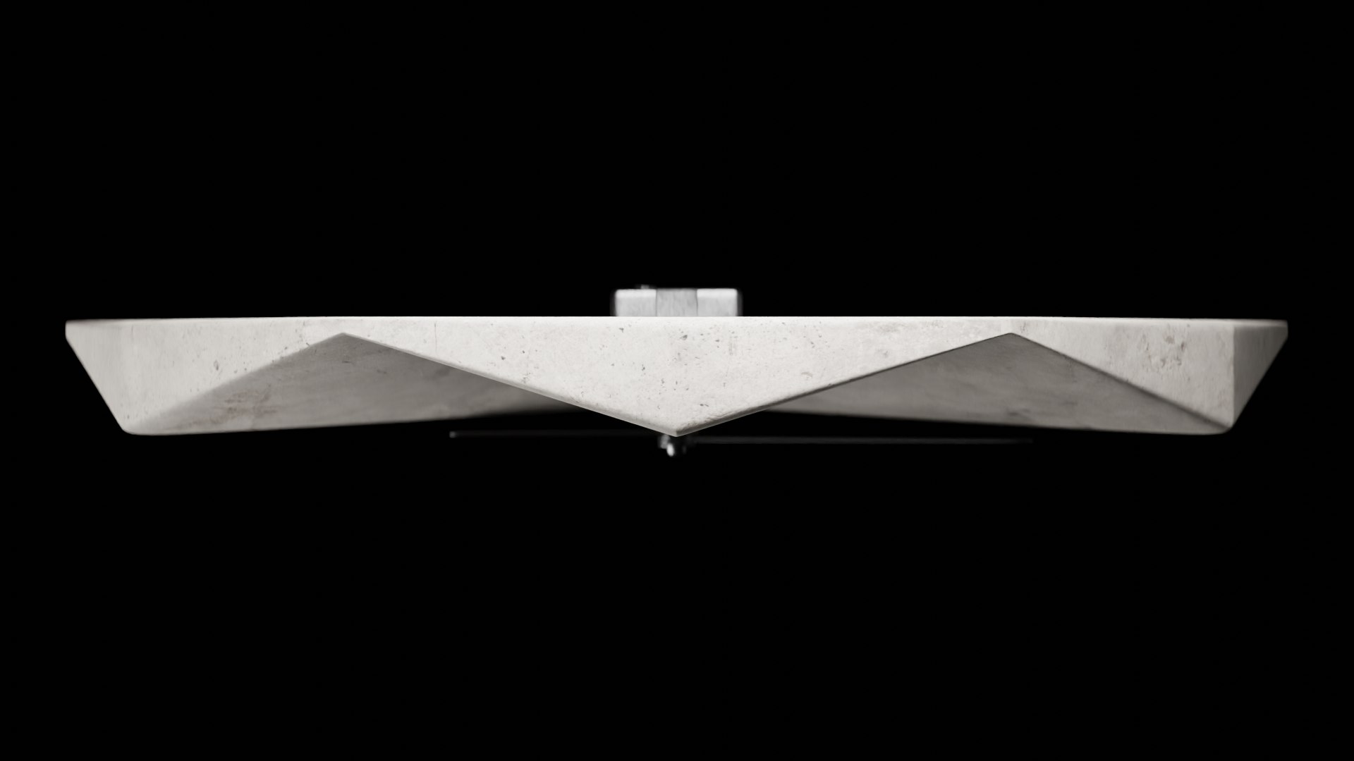 3D Minimalist Concrete Wall Clock - TurboSquid 2110249