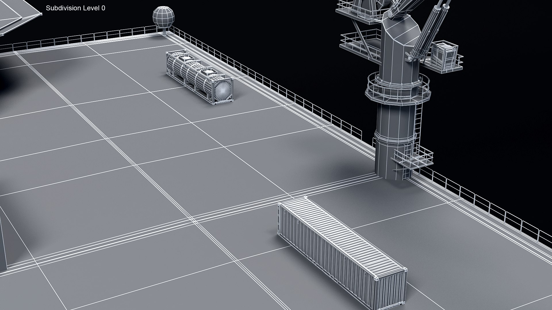 3D Model Offshore Wind Farm Substation - TurboSquid 1872454