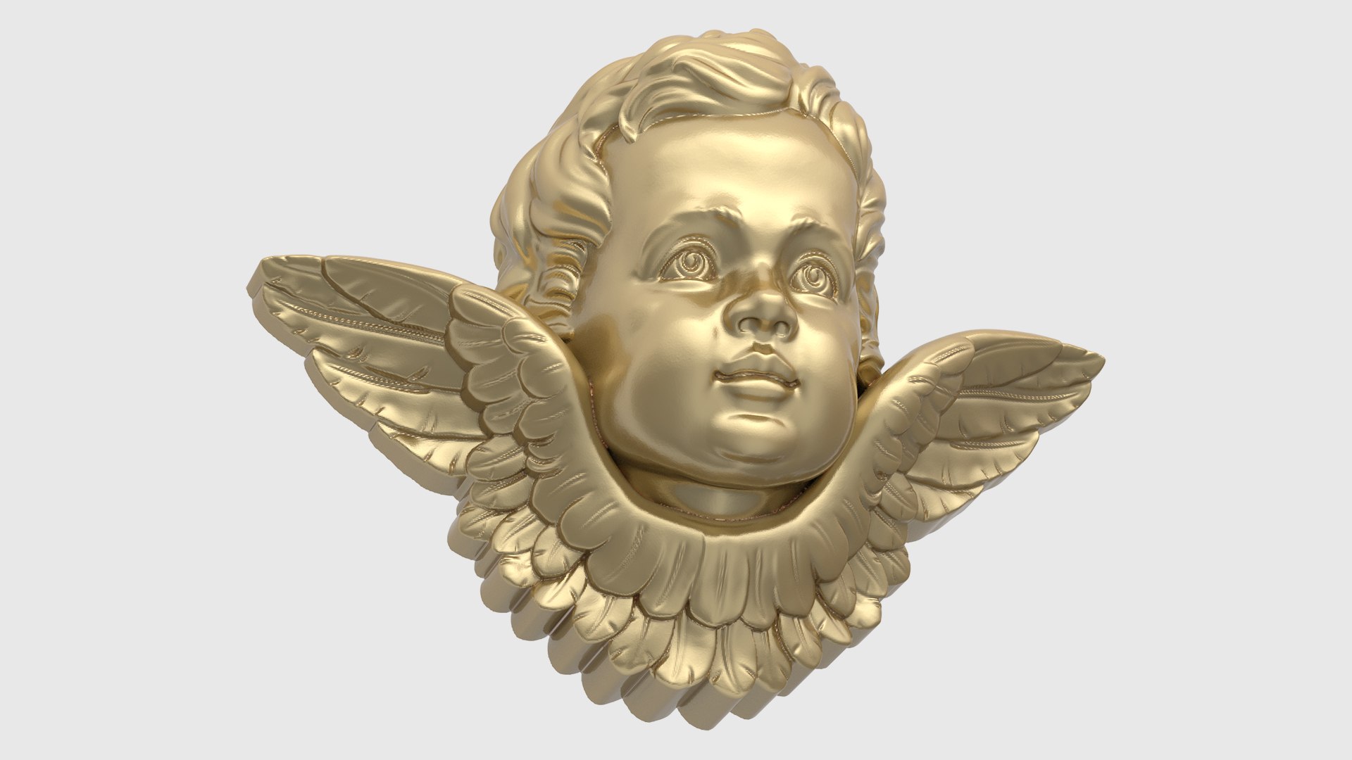 Sculptural Cherub Decoration 3D Model - TurboSquid 1664918