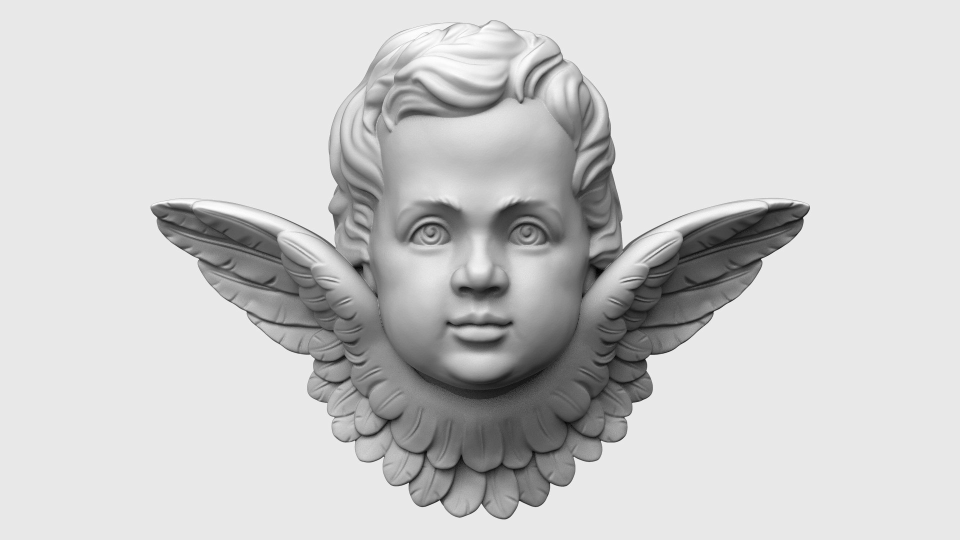 Sculptural Cherub Decoration 3D Model - TurboSquid 1664918