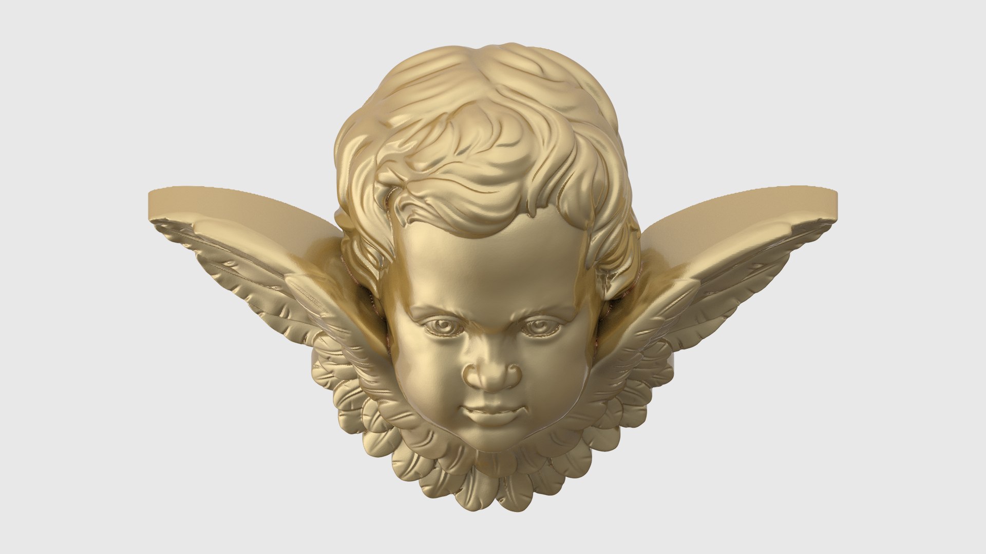 Sculptural Cherub Decoration 3D Model - TurboSquid 1664918