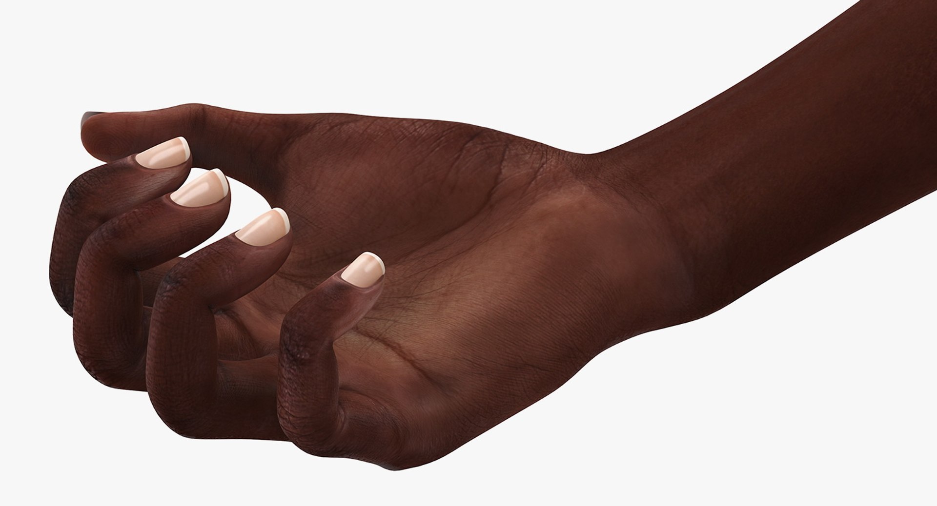 African female hands short 3D model - TurboSquid 1393998