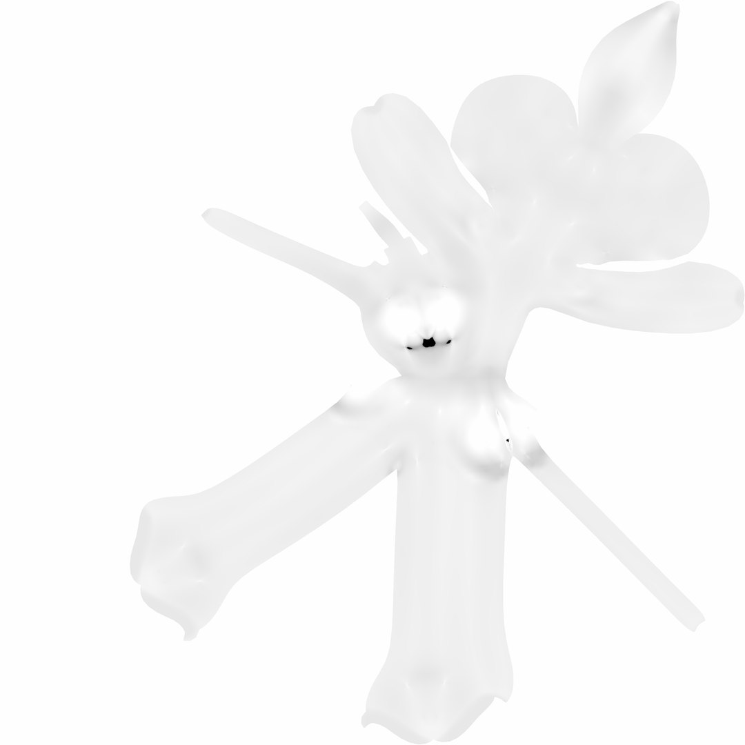 3d model of pink skin