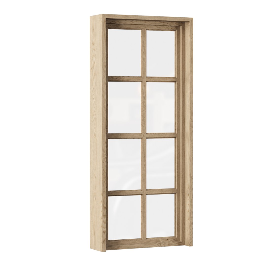 3D Rectangle Wooden Windows V1 - TurboSquid 1821125