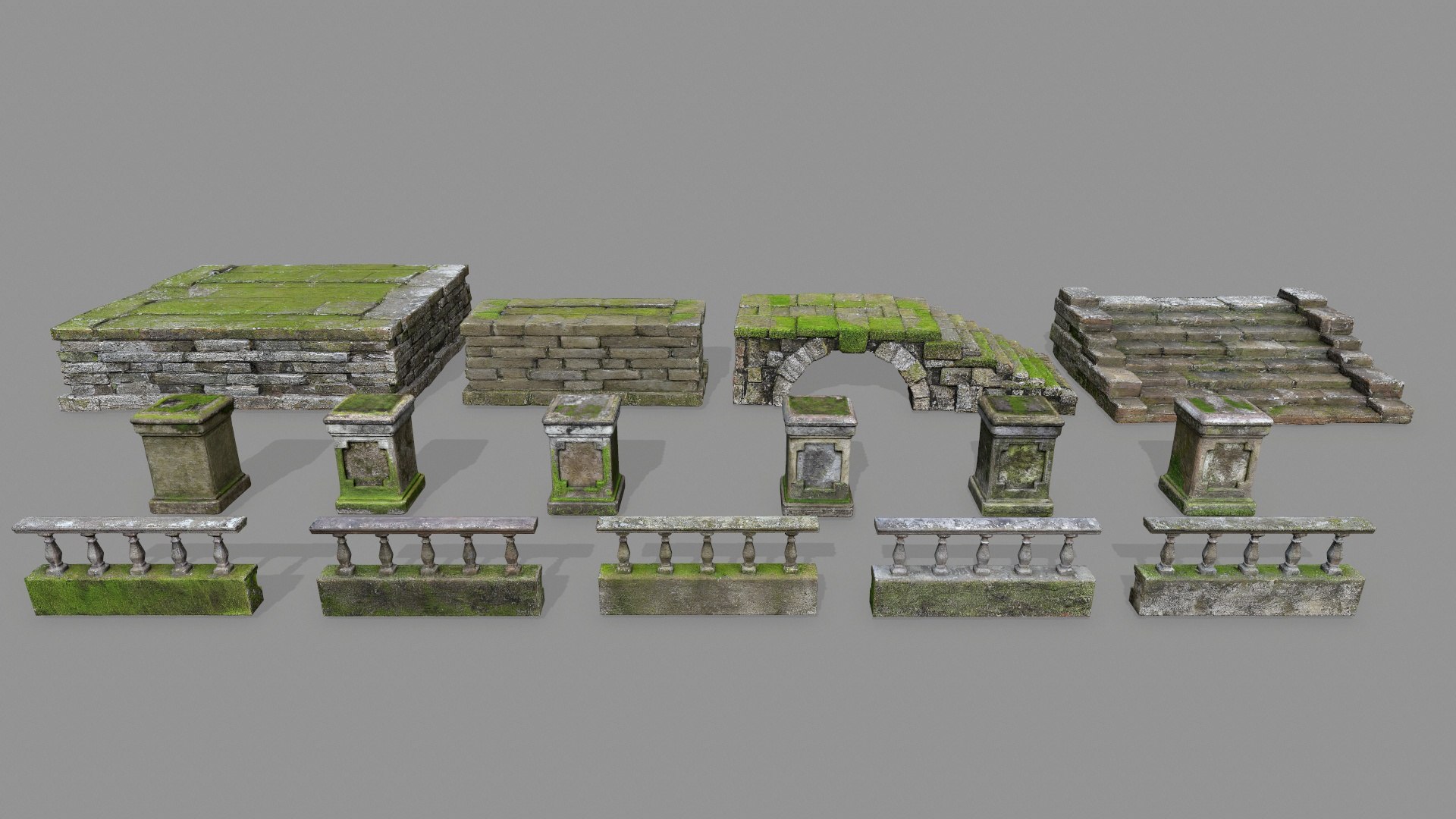 Old Ruins 3D Model - TurboSquid 2314316