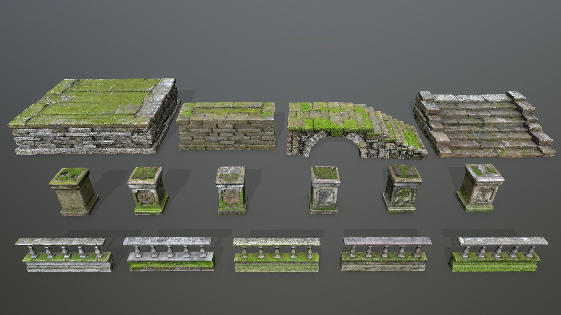 Old Ruins 3D Model - TurboSquid 2314316