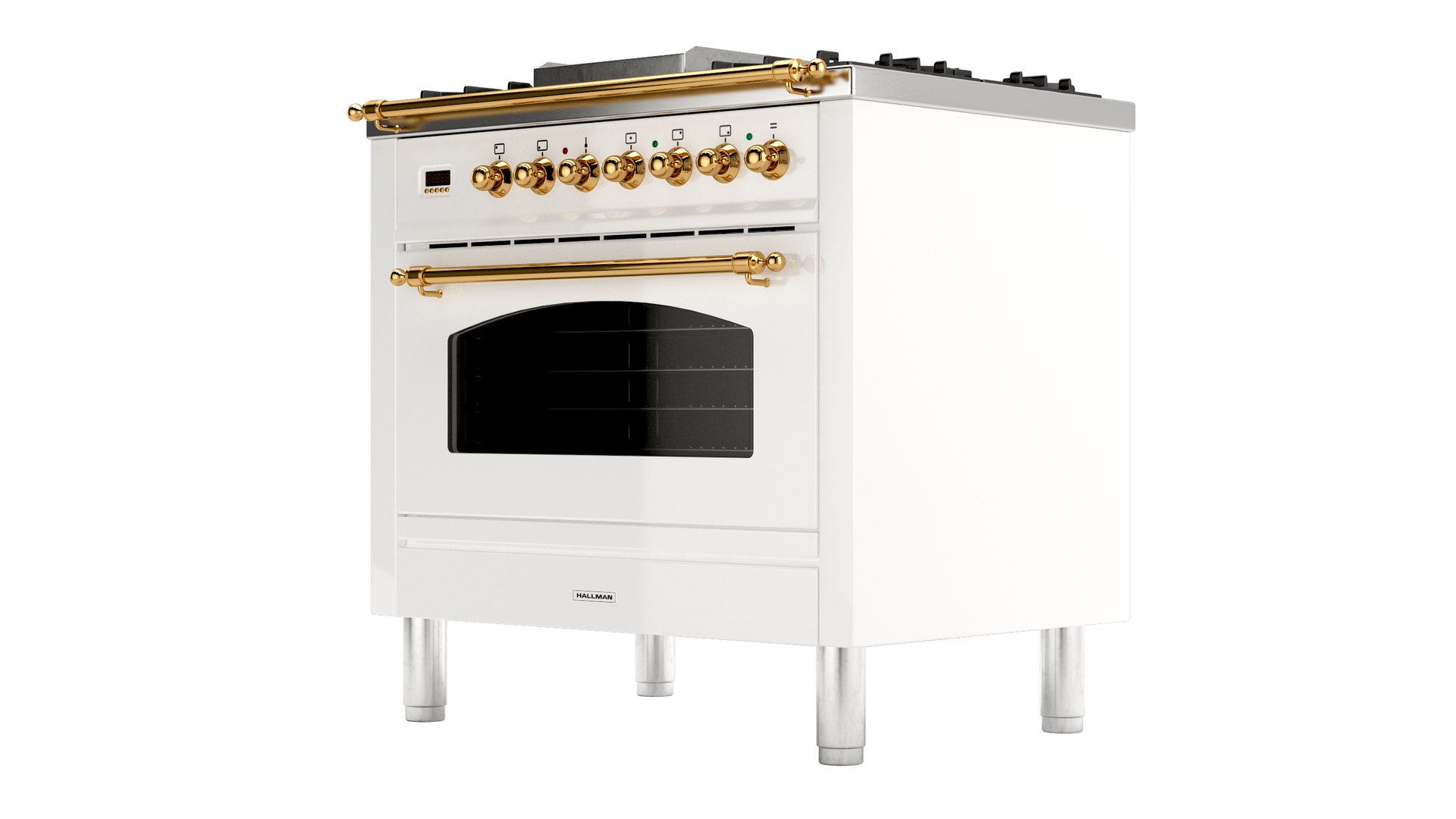Hallman 36 Gas Range 3D Model - TurboSquid 2125510