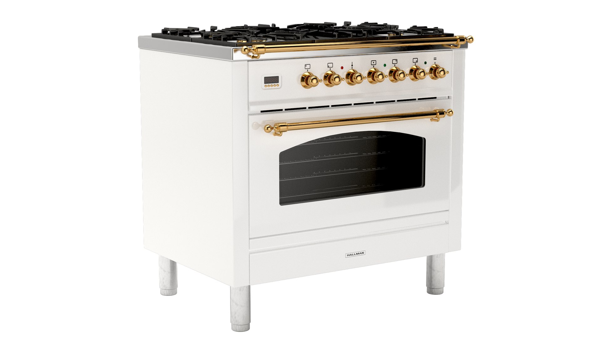 Hallman 36 Gas Range 3D Model - TurboSquid 2125510