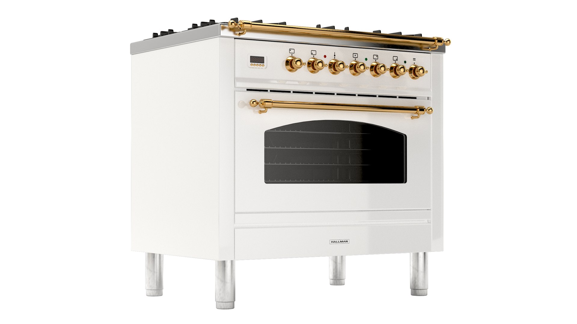 Hallman 36 Gas Range 3D Model - TurboSquid 2125510