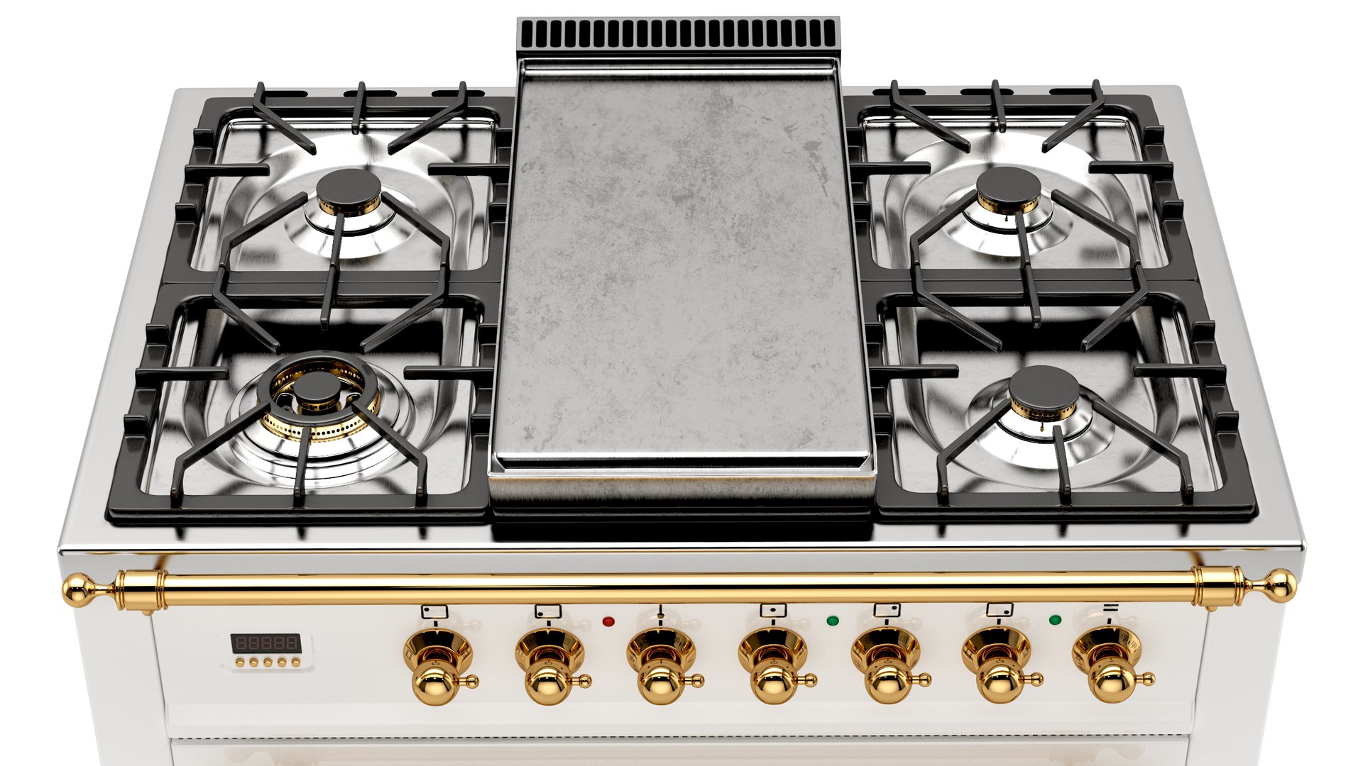 Hallman 36 Gas Range 3D Model - TurboSquid 2125510