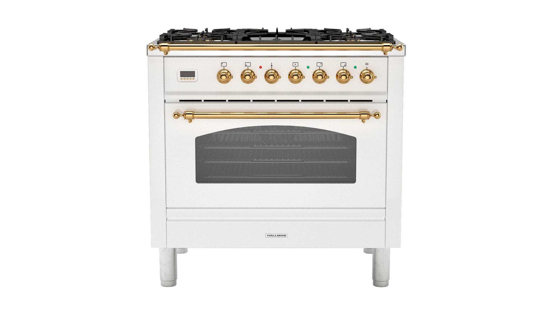 Hallman 36 Gas Range 3D Model - TurboSquid 2125510