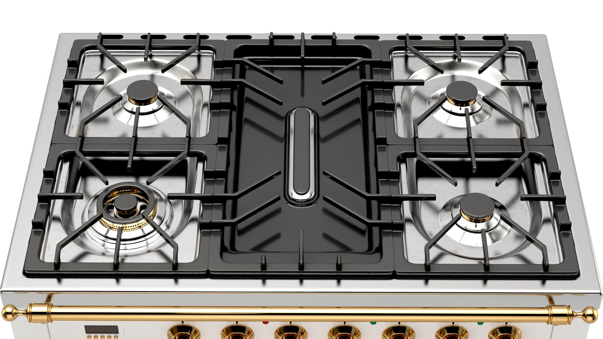 Hallman 36 Gas Range 3D Model - TurboSquid 2125510