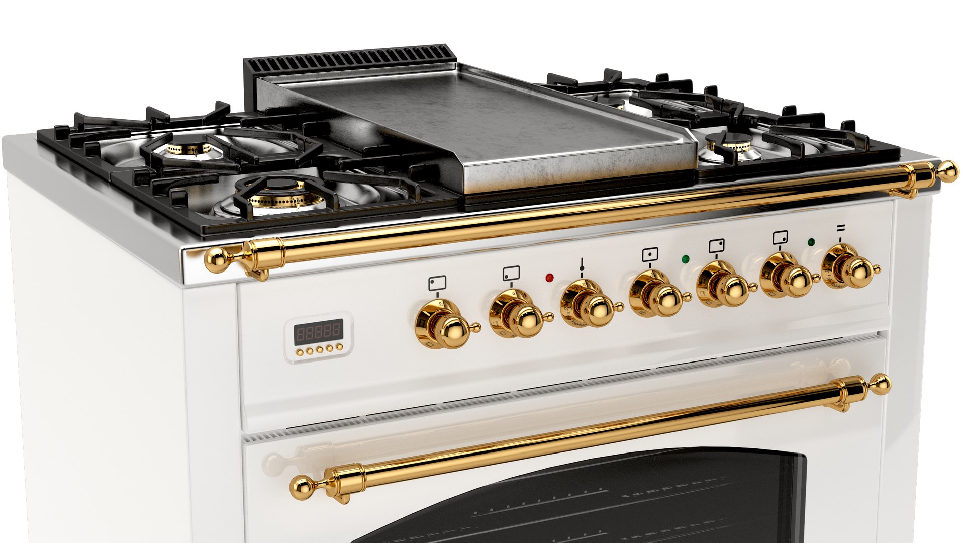 Hallman 36 Gas Range 3D Model - TurboSquid 2125510