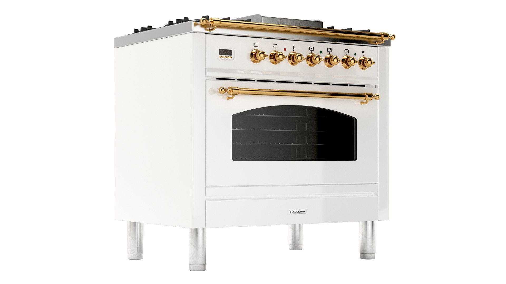 Hallman 36 Gas Range 3D Model - TurboSquid 2125510