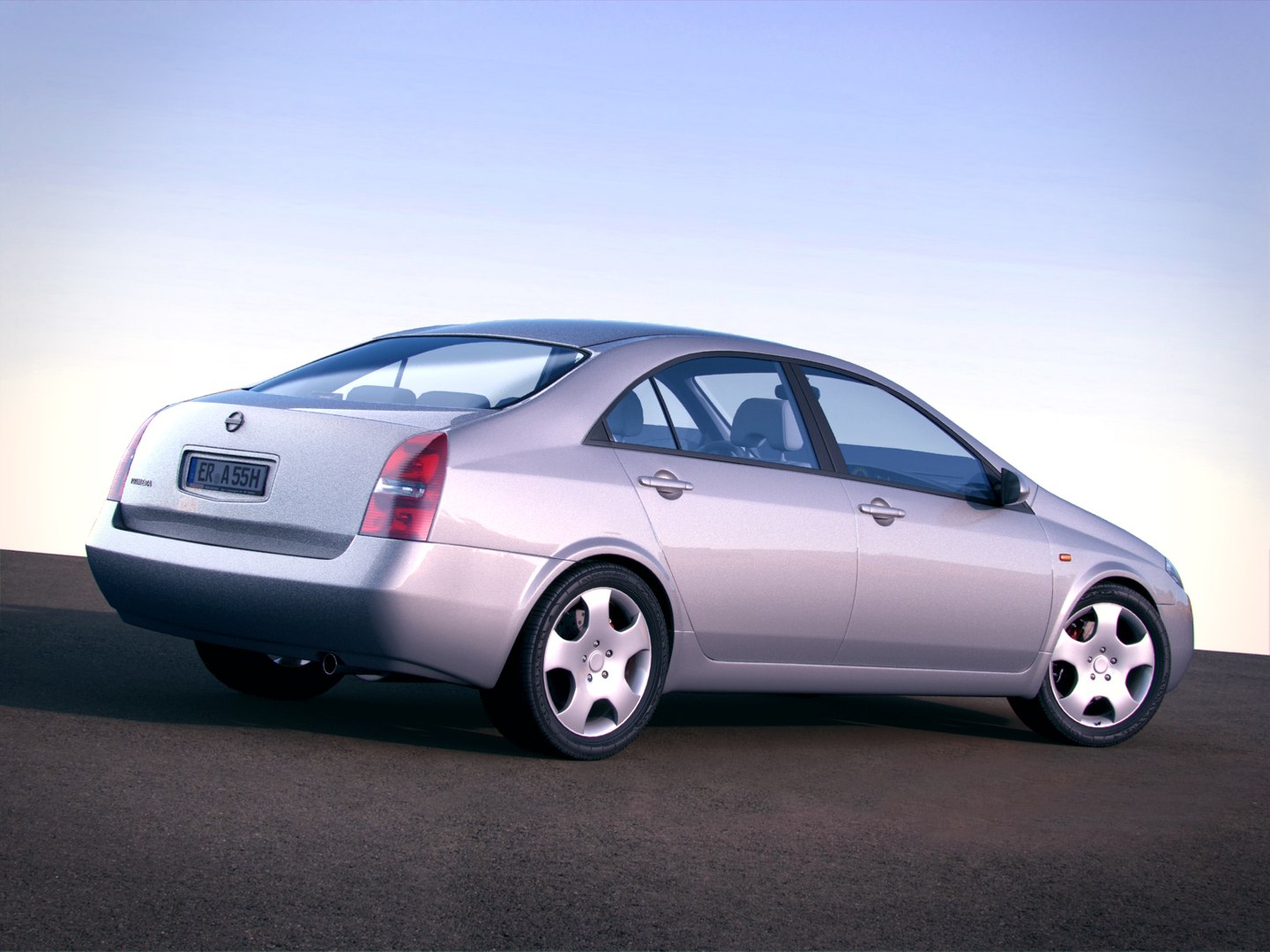 3d Nissan Primera P12 Sedan Model
