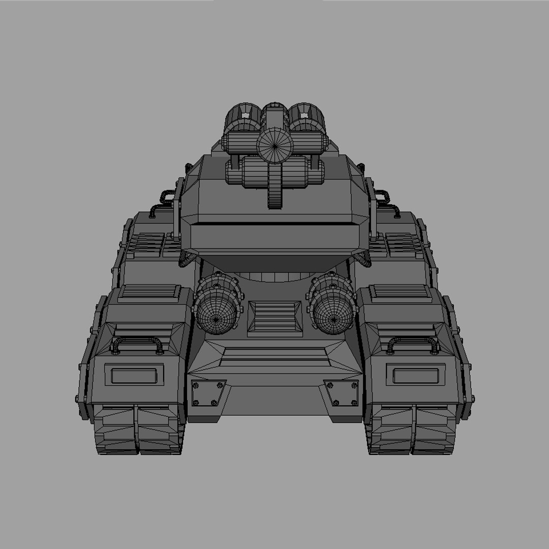 3D Concept Tank 03 Model - TurboSquid 1927403