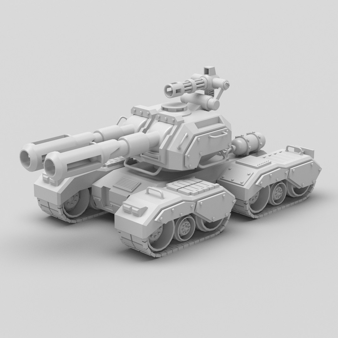 3D Concept Tank 03 Model - TurboSquid 1927403