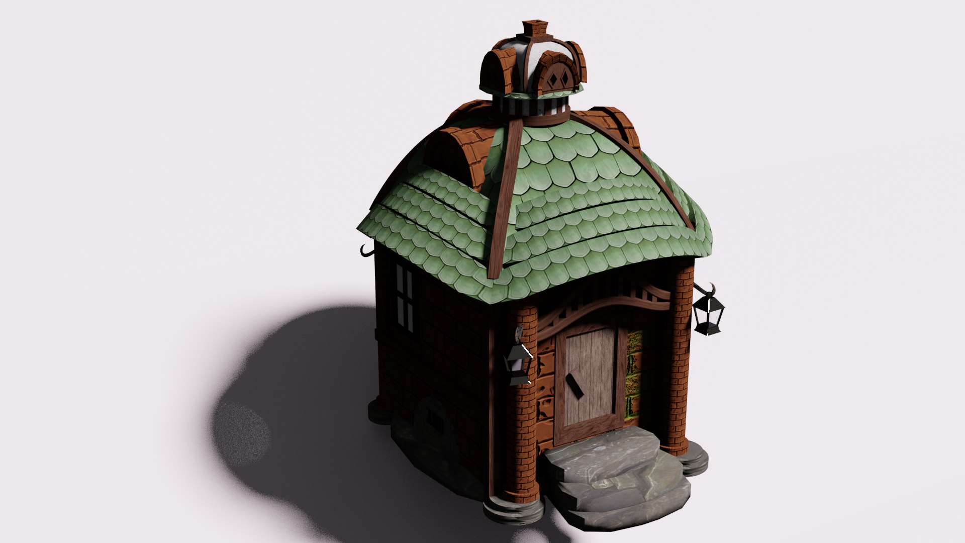 Stylized Medival Home 3D - TurboSquid 1926778
