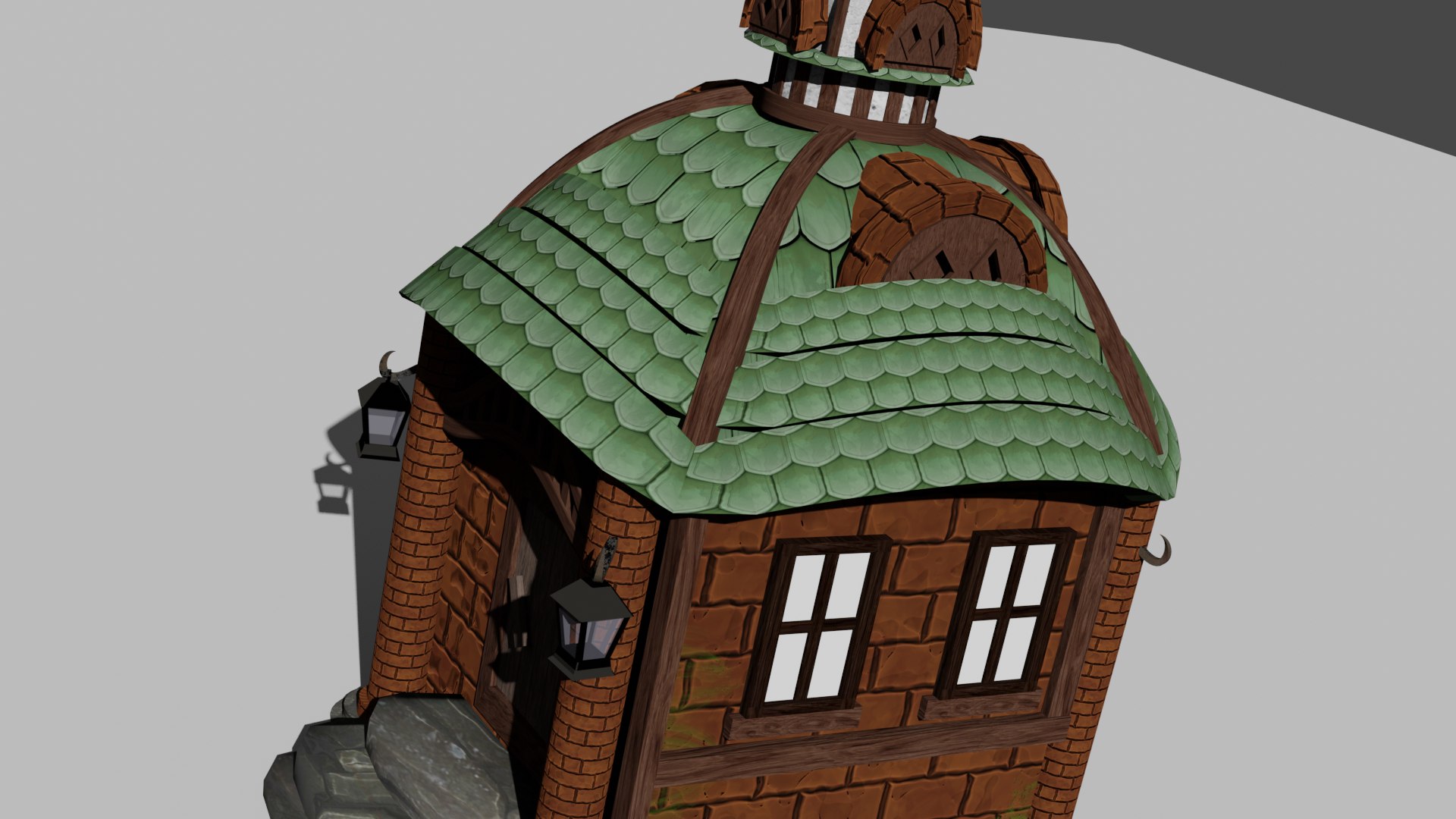 Stylized Medival Home 3D - TurboSquid 1926778