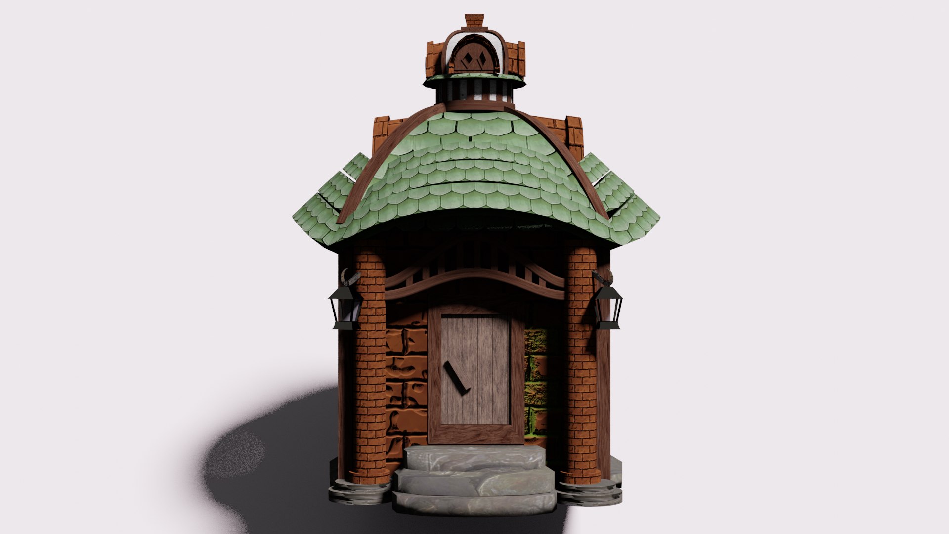 Stylized Medival Home 3D - TurboSquid 1926778