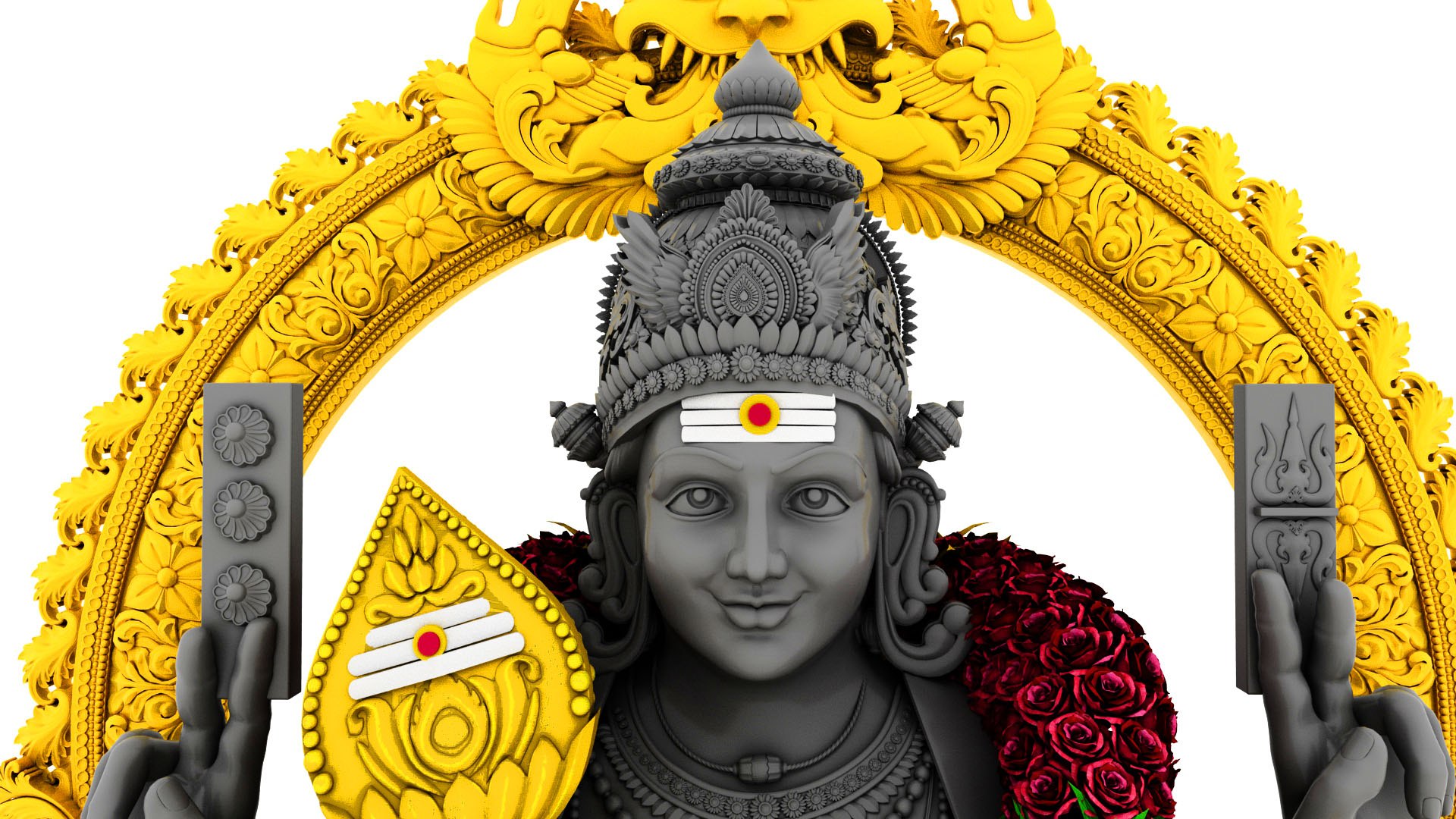 3D Lord Murugan Muruga Statue Model - TurboSquid 1955746