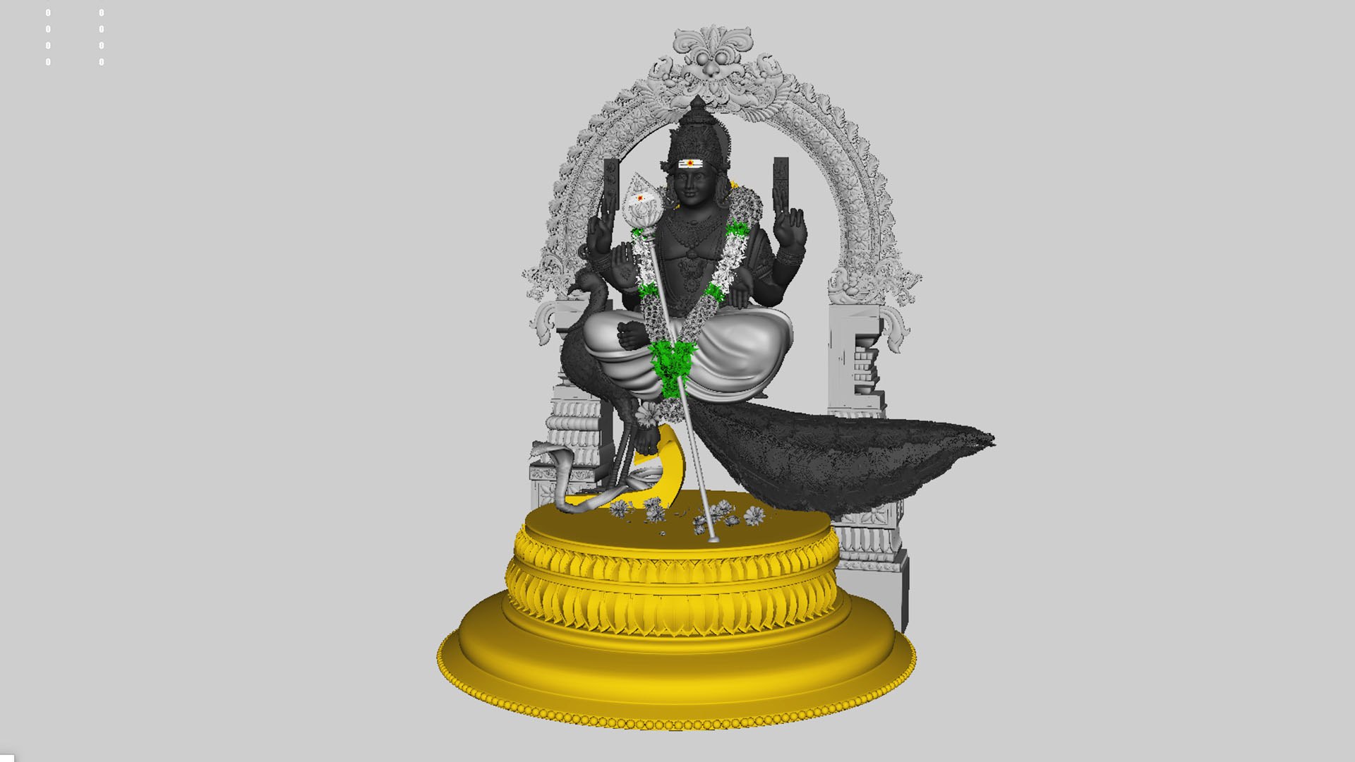 3D Lord Murugan Muruga Statue Model - TurboSquid 1955746