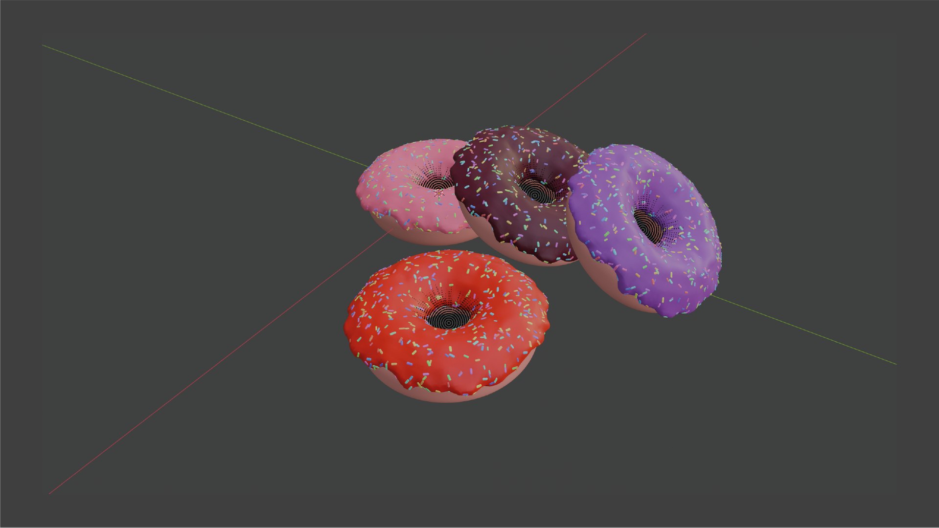 3D Donats - TurboSquid 2323786