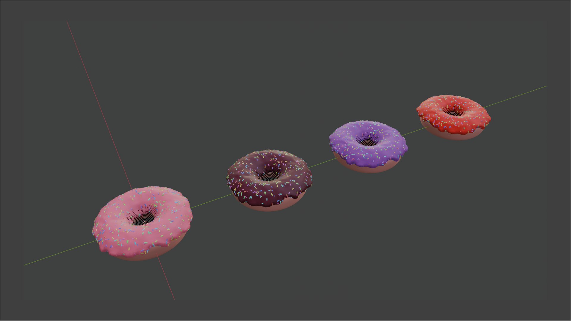3D Donats - TurboSquid 2323786