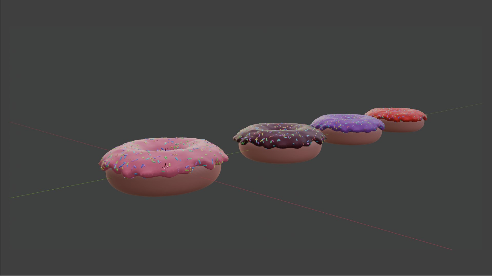 3D Donats - TurboSquid 2323786