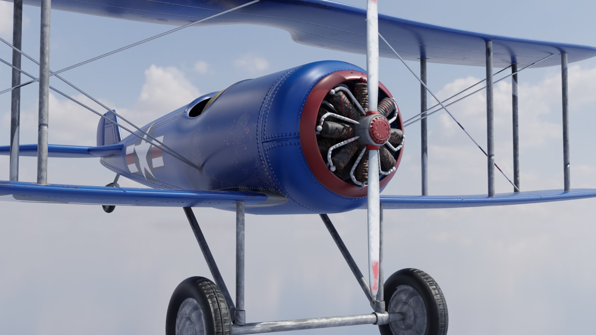 Two Winged Plane 3D Model - TurboSquid 2019029