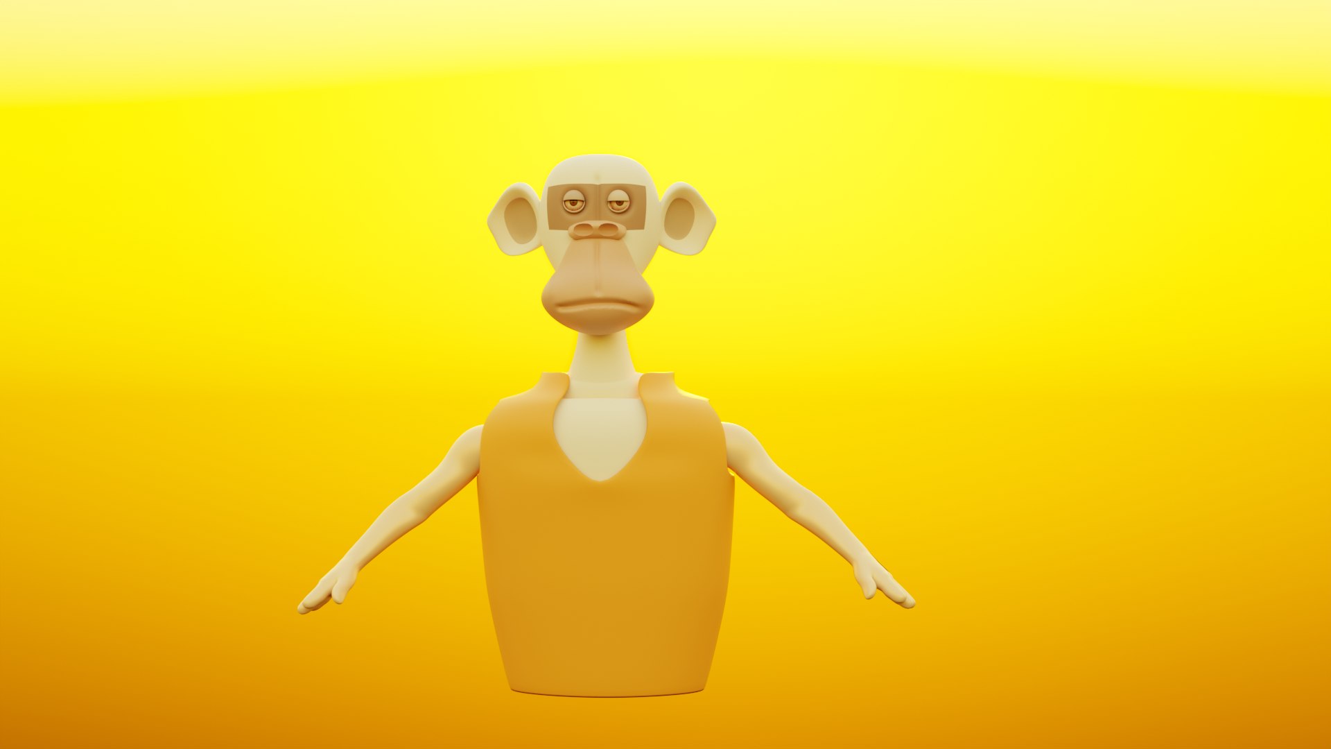3D monkey nft model - TurboSquid 1845899
