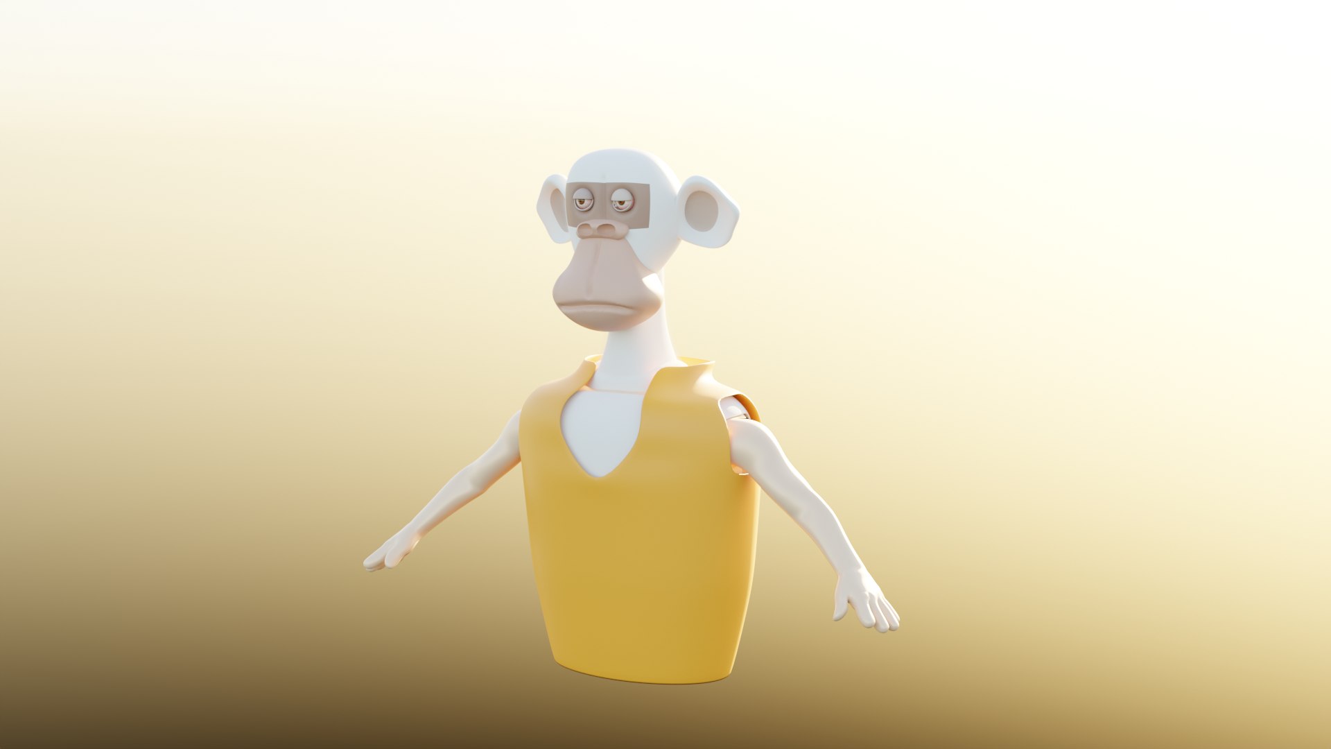 3D monkey nft model - TurboSquid 1845899