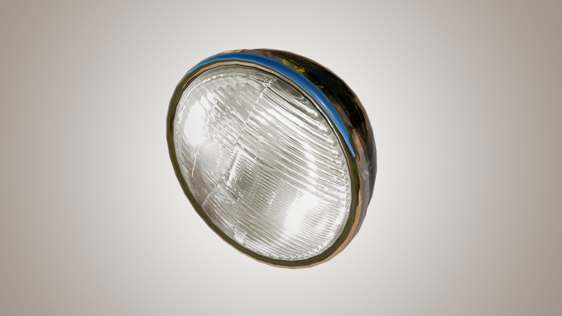 Car Headlight And Brake Light 3D Model - TurboSquid 1837703