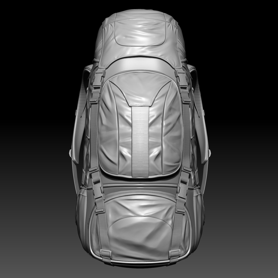 3d Model Of Backpack Zbrush 4r7
