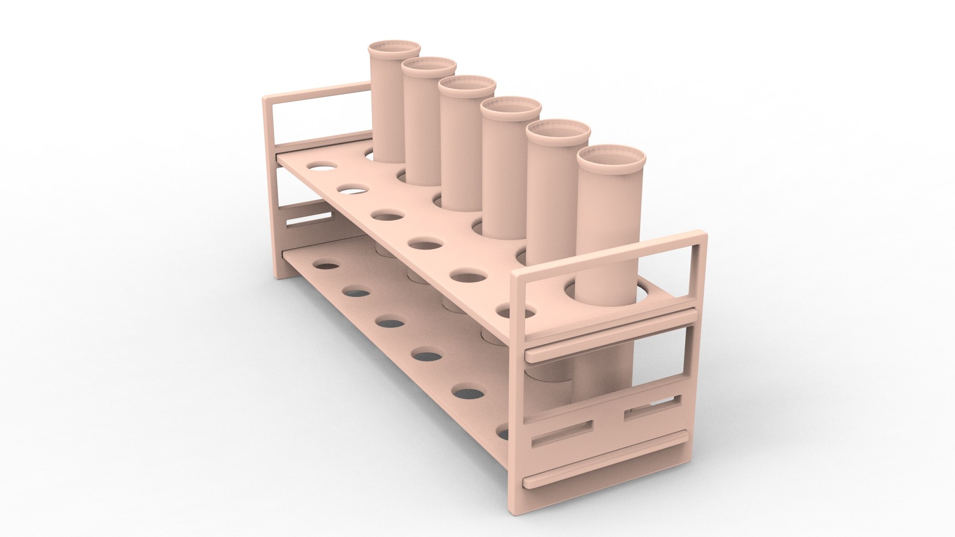 Test Tubes with Rack 3D - TurboSquid 2168588