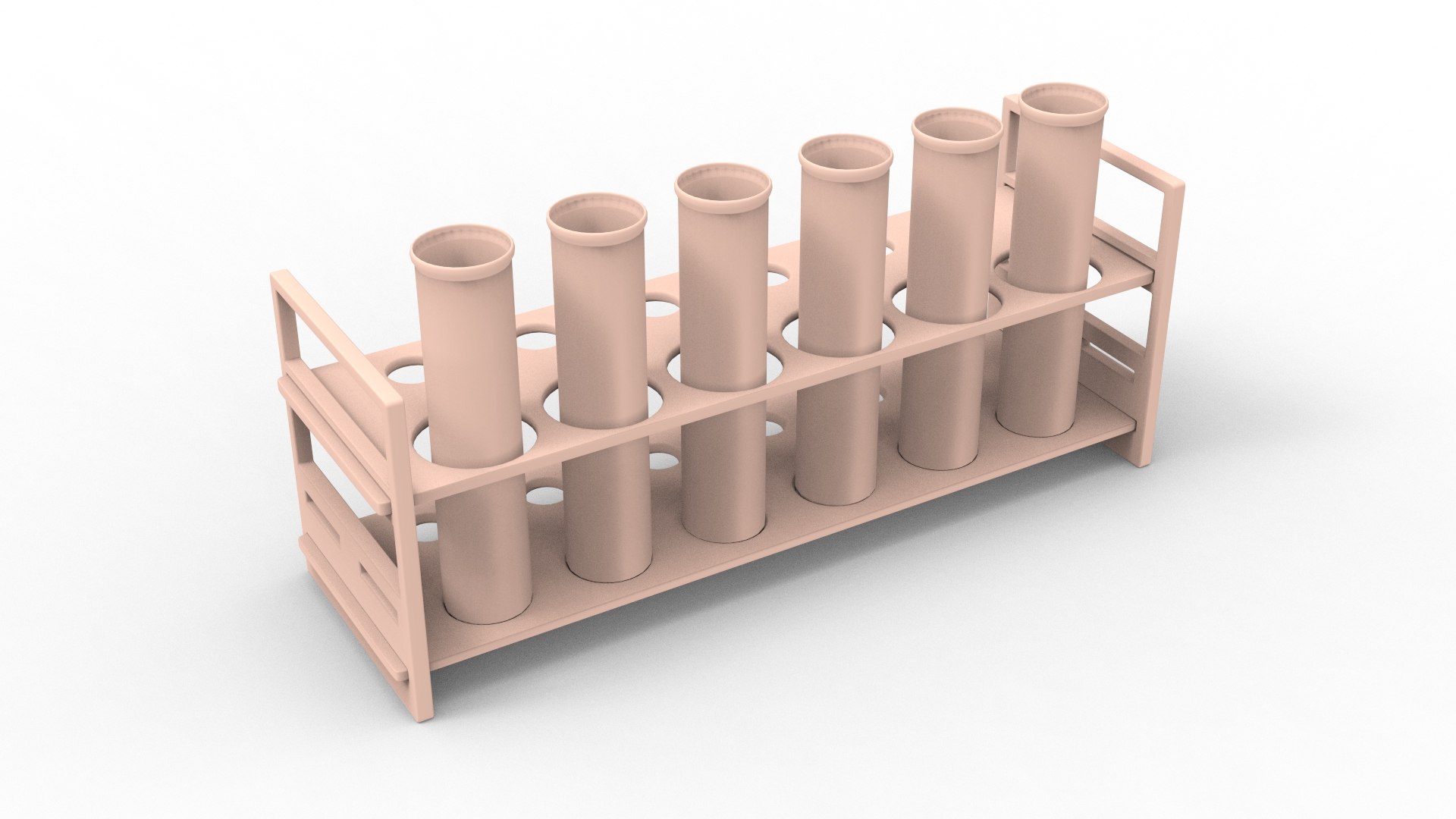 Test Tubes with Rack 3D - TurboSquid 2168588