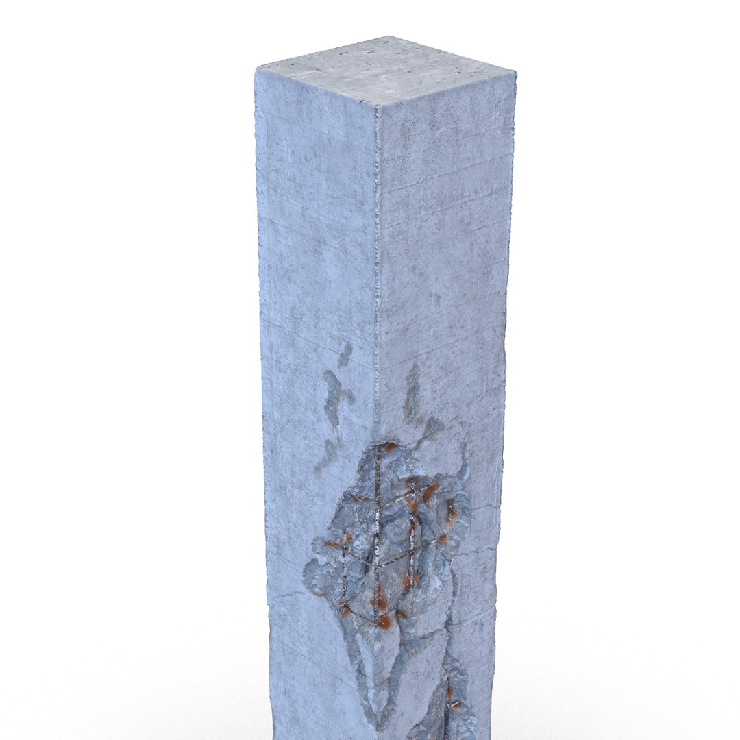 max concrete pillar damaged 2