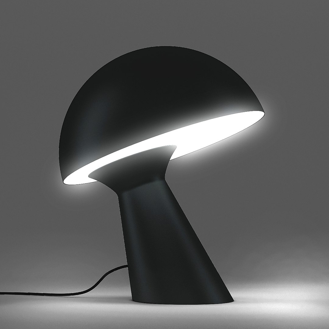 Lean table lamp 3D model - TurboSquid 1616203