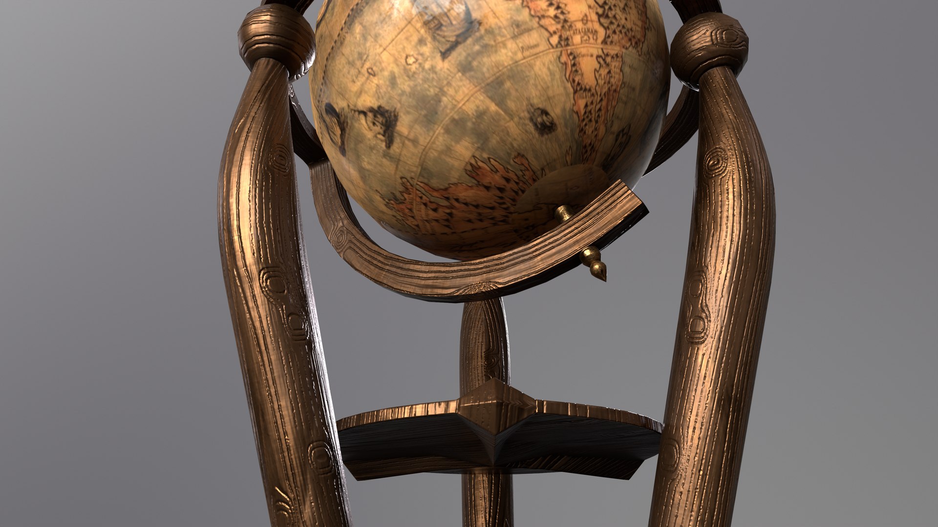 Globe Game Ready 3D - TurboSquid 2049190