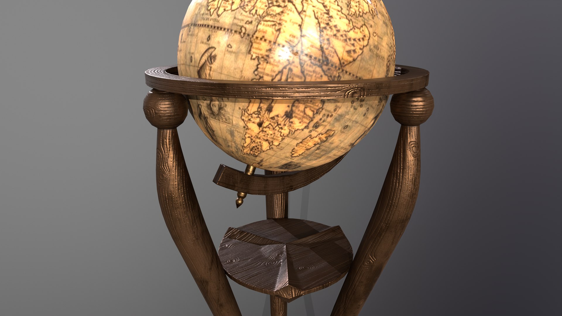 Globe Game Ready 3D - TurboSquid 2049190