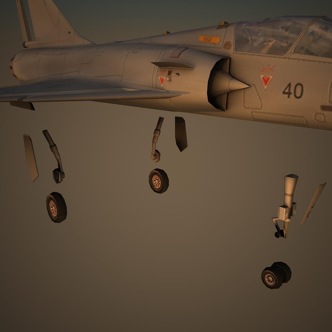 Mirage 2000 2 Basic 3d Model