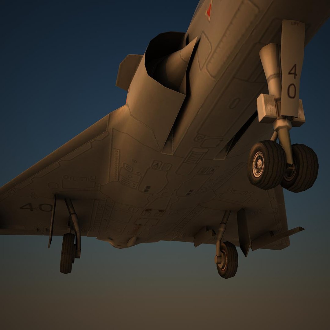 Mirage 2000 2 Basic 3d Model