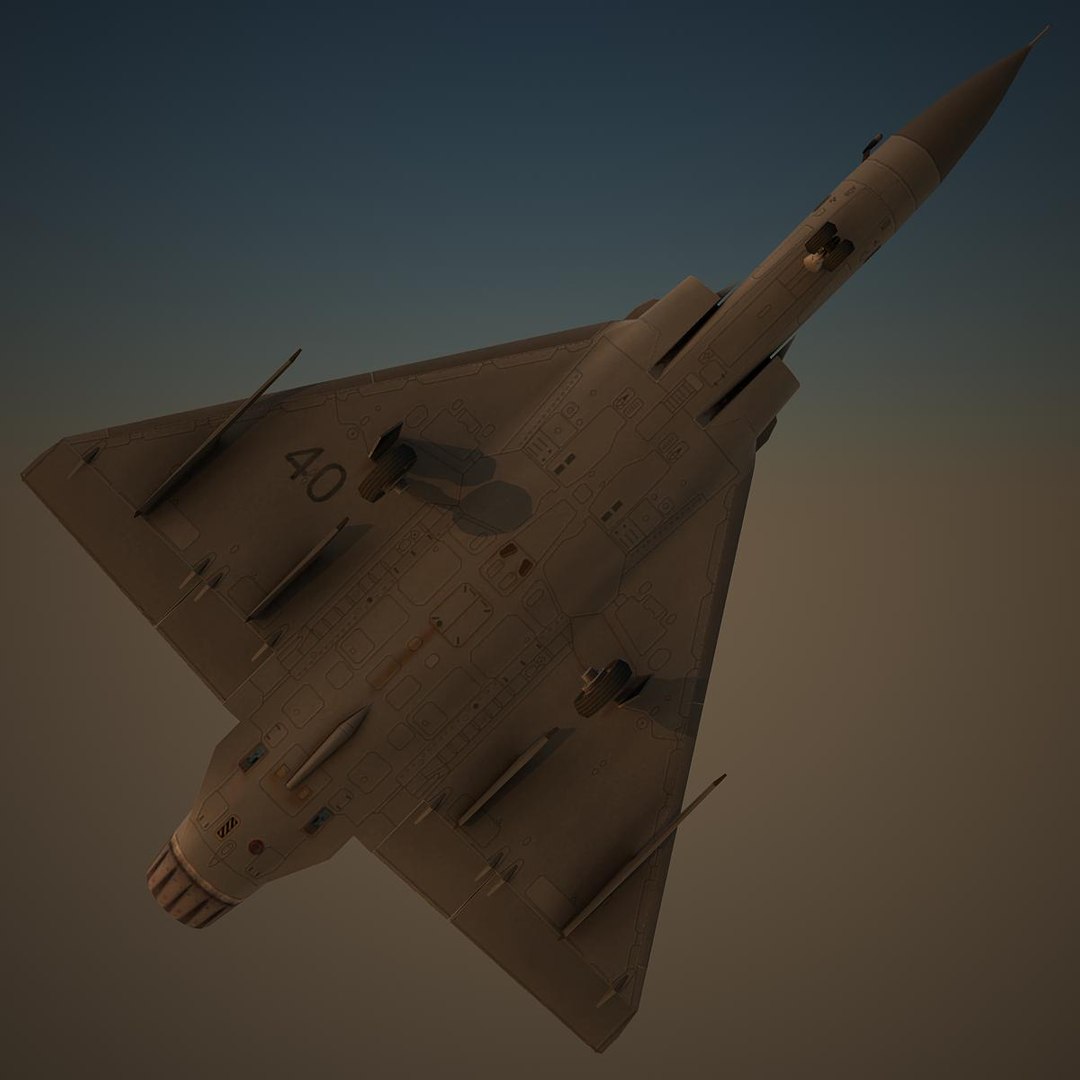 Mirage 2000 2 Basic 3d Model