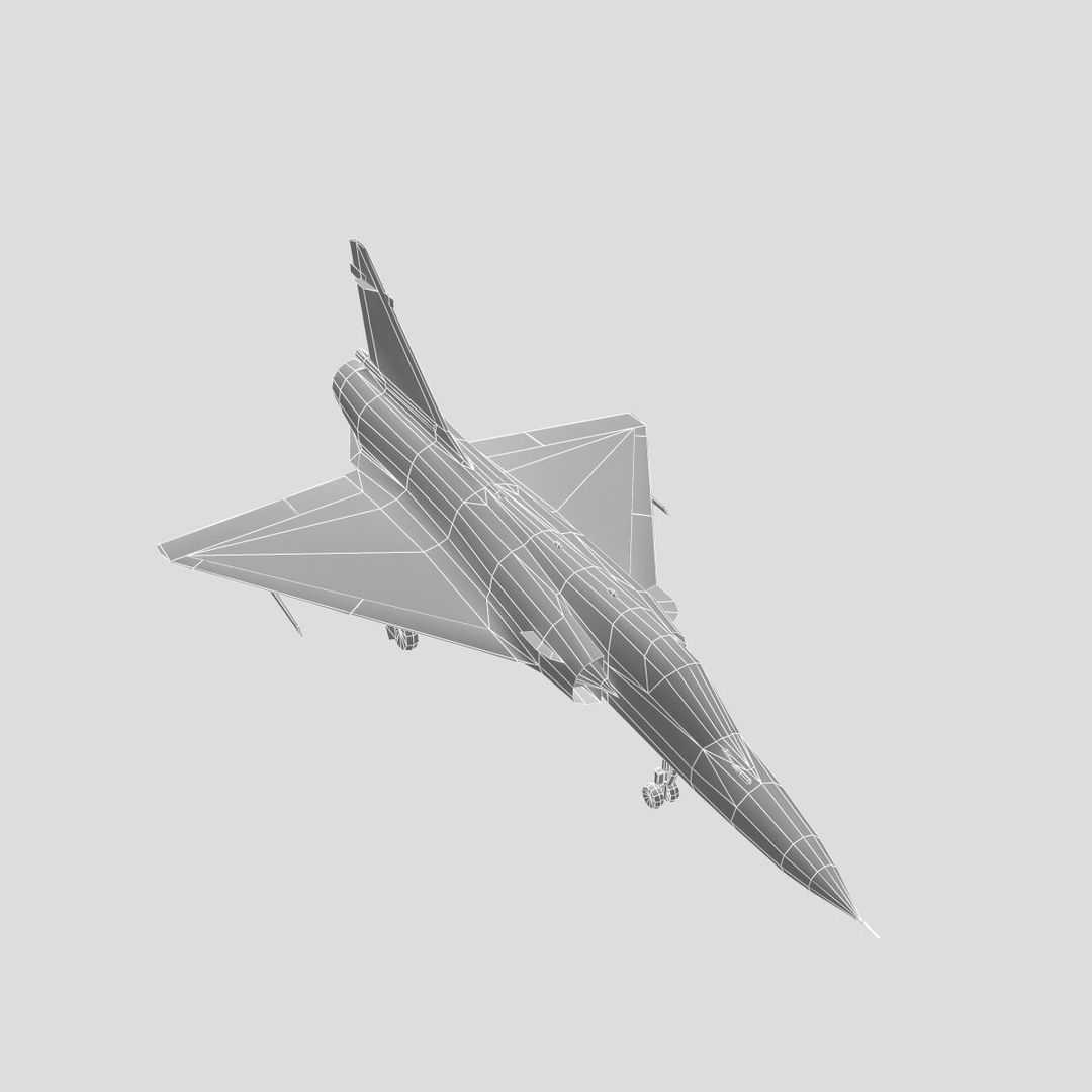 Mirage 2000 2 Basic 3d Model