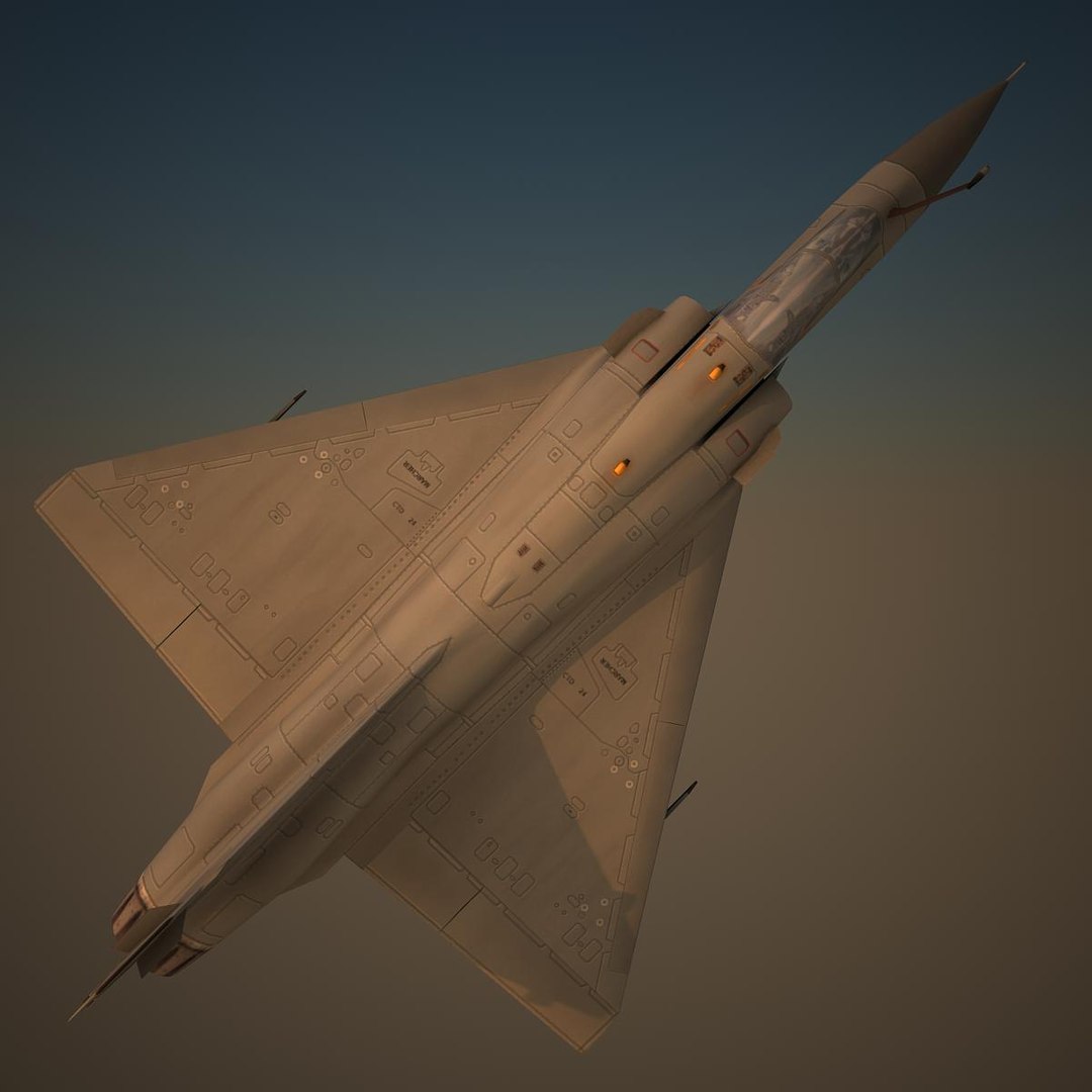 Mirage 2000 2 Basic 3d Model