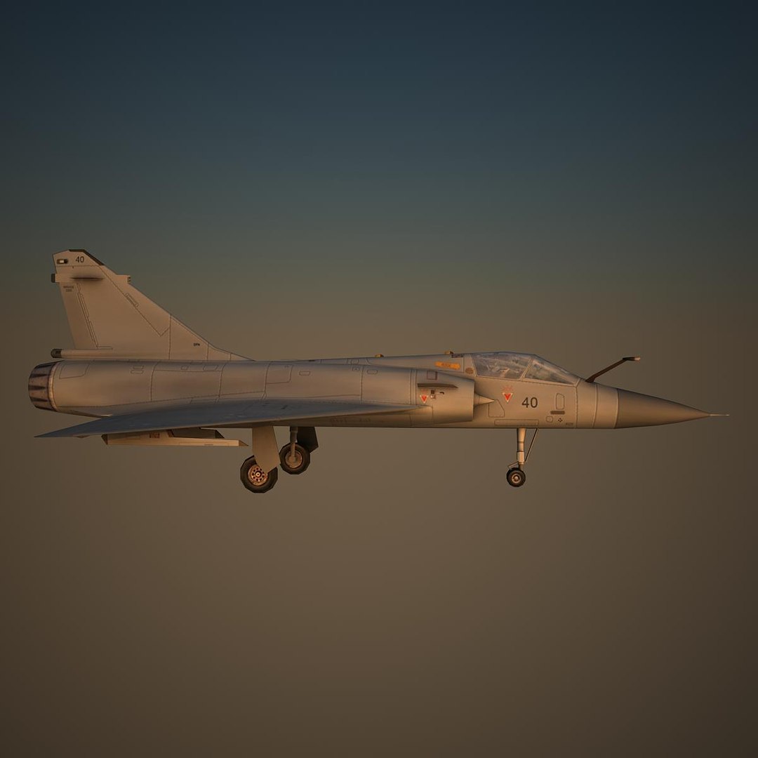 Mirage 2000 2 Basic 3d Model