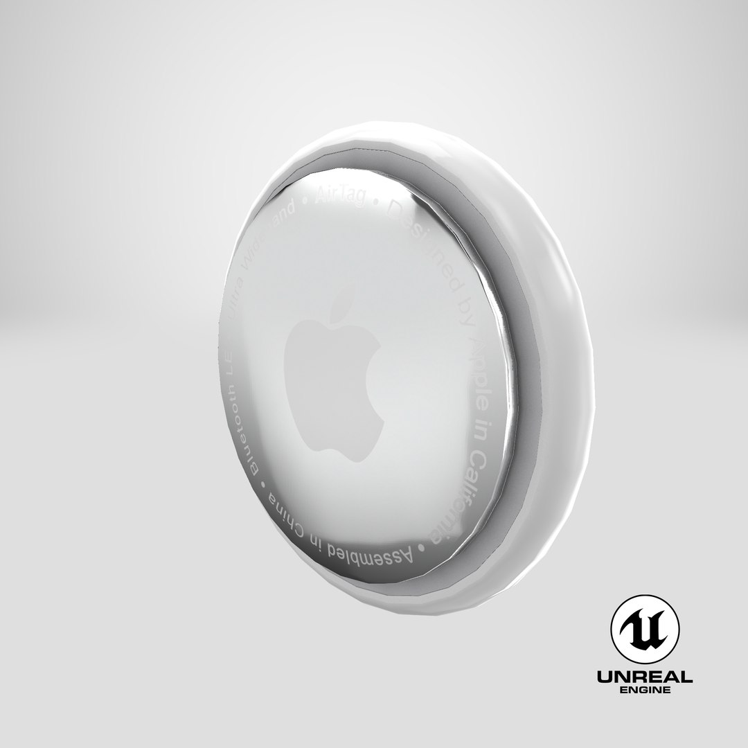 Apple AirTag 3D model - TurboSquid 1733787