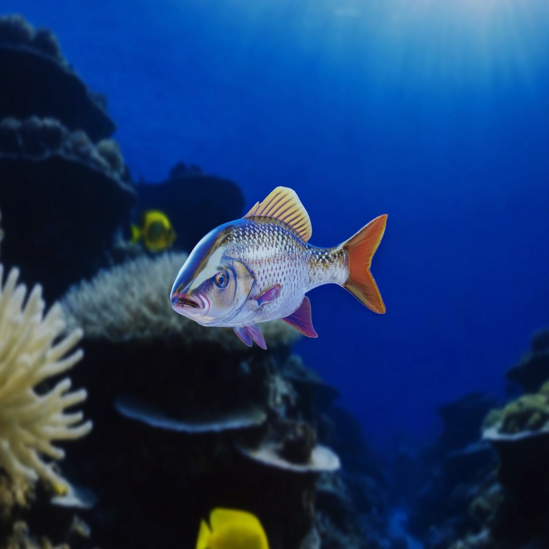 3D Fish PBR Rigging Animation - TurboSquid 2351290