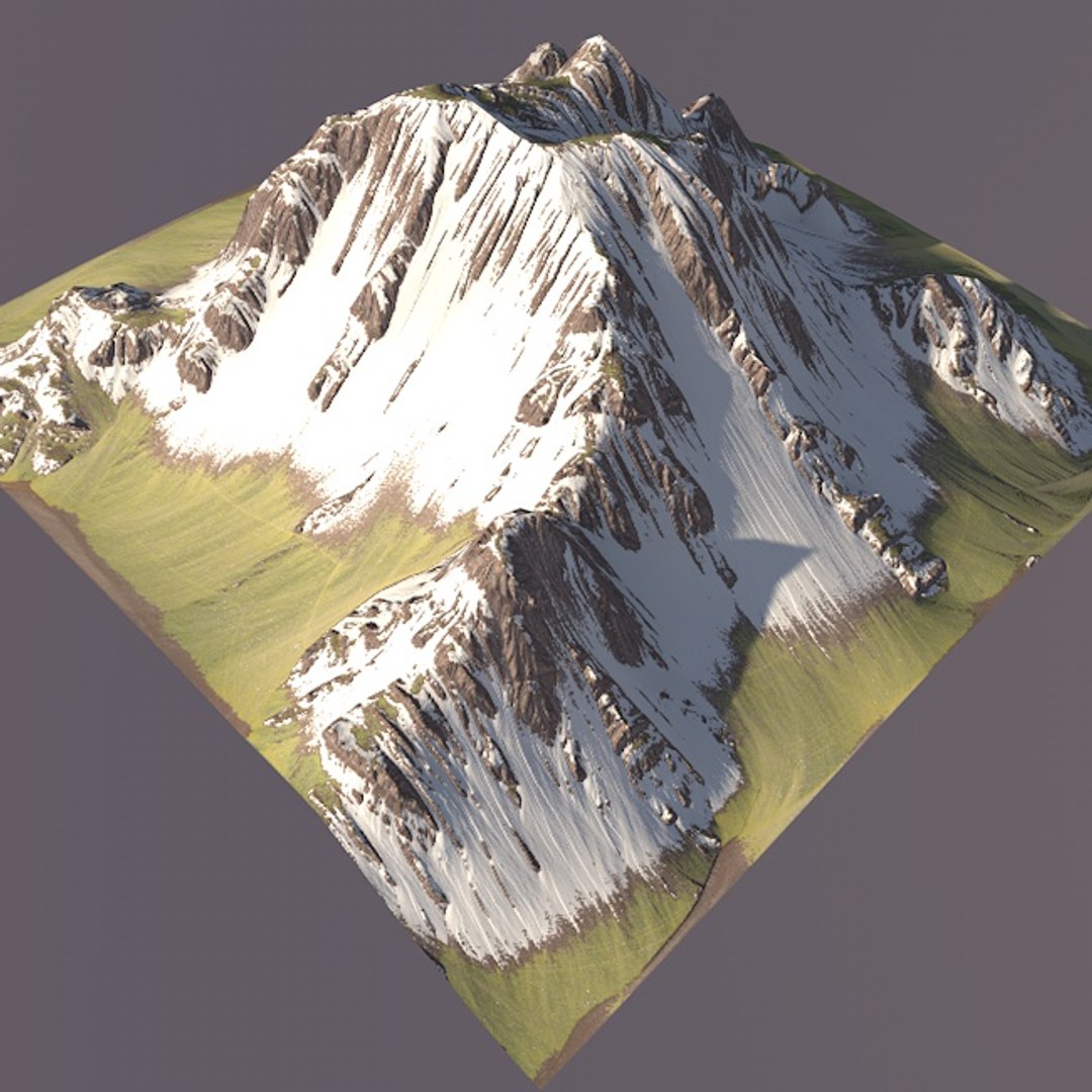 Mountain Games Maps 3d Model