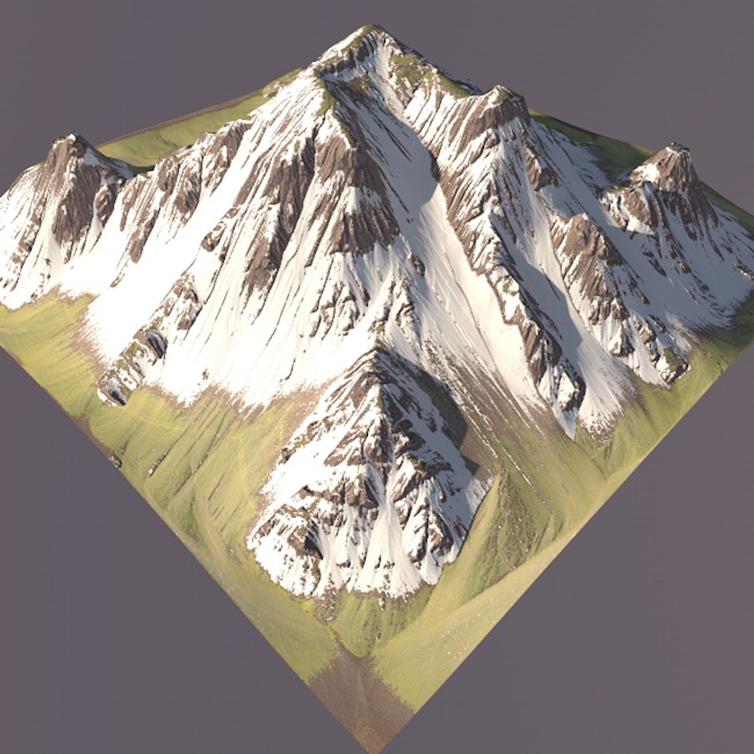 Mountain Games Maps 3d Model